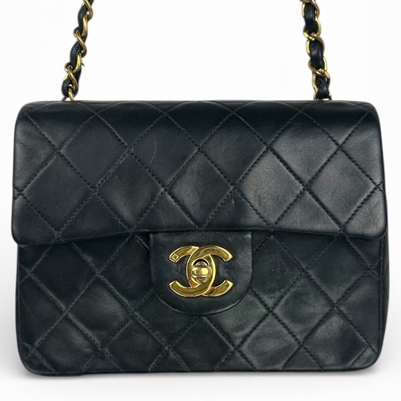 CHANEL | Bags | Chanel Cc Mini Lambskin Leather Flap Bag | Poshmark